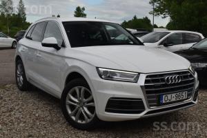White Audi Q5 2018 in Kuldiga, with an engine capacity of 2.00 L and mileage of 0 thousand km for 19990 €, photo 5 on AUTOMOTO.COM.LV