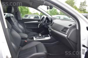 White Audi Q5 2018 in Kuldiga, with an engine capacity of 2.00 L and mileage of 0 thousand km for 19990 €, photo 6 on AUTOMOTO.COM.LV