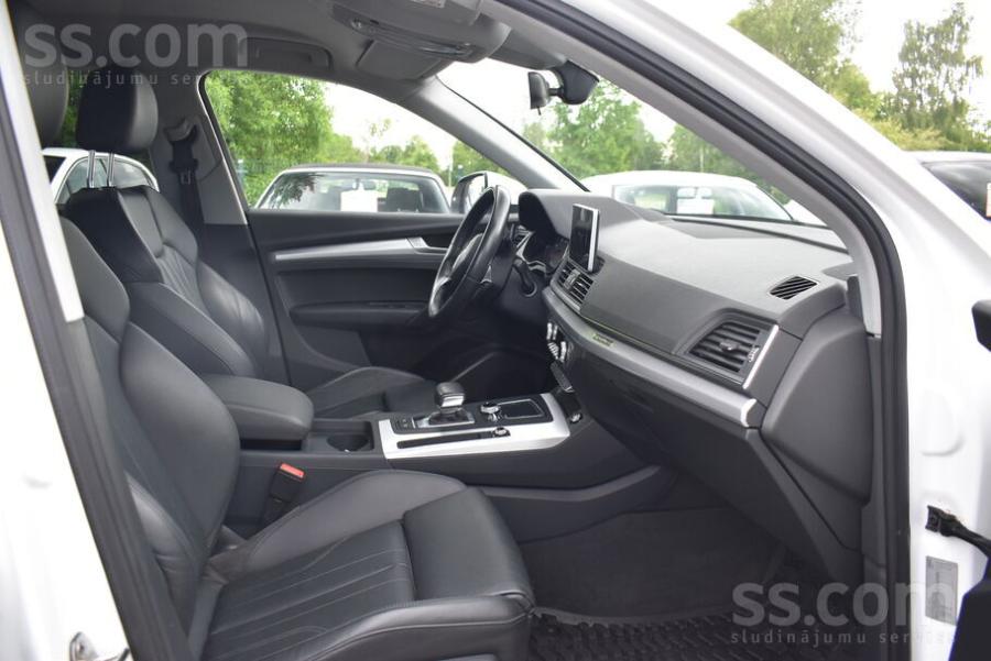 White Audi Q5 2018 in Kuldiga, with an engine capacity of 2.00 L and mileage of 0 thousand km for 19990 €, photo 6 on AUTOMOTO.COM.LV