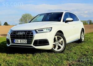 White Audi Q5 2018 in Riga, with an engine capacity of 2.00 L and mileage of 225 thousand km for 19990 €, photo  on AUTOMOTO.COM.LV