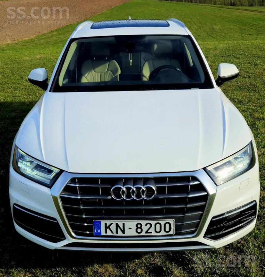White Audi Q5 2018 in Riga, with an engine capacity of 2.00 L and mileage of 225 thousand km for 19990 €, photo 3 on AUTOMOTO.COM.LV
