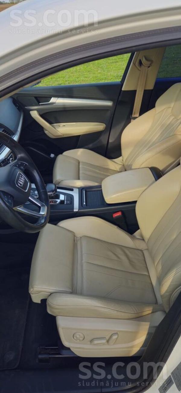 White Audi Q5 2018 in Riga, with an engine capacity of 2.00 L and mileage of 225 thousand km for 19990 €, photo 7 on AUTOMOTO.COM.LV