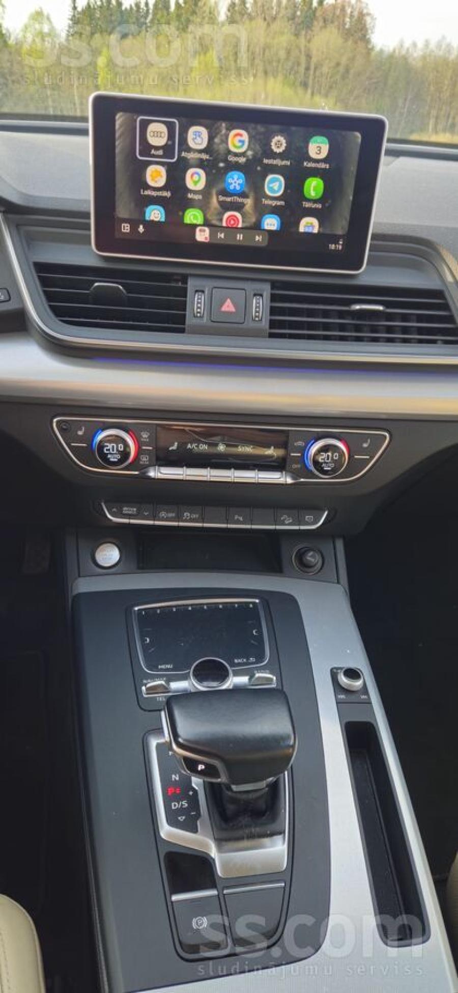 White Audi Q5 2018 in Riga, with an engine capacity of 2.00 L and mileage of 225 thousand km for 19990 €, photo 13 on AUTOMOTO.COM.LV