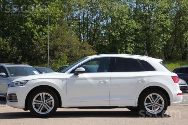 White Audi Q5 2018 in Tukums, with an engine capacity of 2.00 L and mileage of 0 thousand km for 21000 €, photo 2 on AUTOMOTO.COM.LV