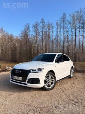 Белый Ауди Ку 5 2018 в Рига, объемом двигателя 2.00 л и пробегом 150 тыс. км за 19780 €, фото  на AUTOMOTO.COM.LV