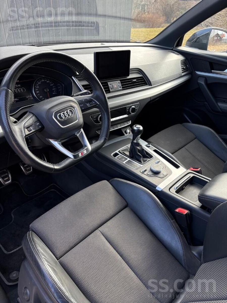 Balts Audi Q5 2018 Rīga, ar dzinēja tilpumu 2.00 L un nobraukumu 150 tūkst. km par 19780 €, foto 7 vietnē AUTOMOTO.COM.LV