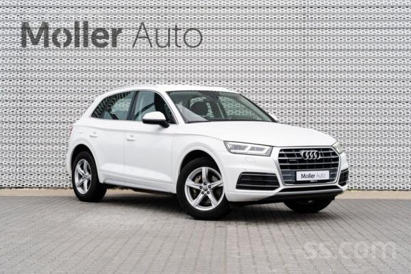 White Audi Q5 2018 in Riga, with an engine capacity of 2.00 L and mileage of 73 thousand km for 28450 €, photo 2 on AUTOMOTO.COM.LV