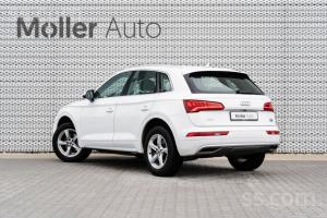 White Audi Q5 2018 in Riga, with an engine capacity of 2.00 L and mileage of 73 thousand km for 28450 €, photo 4 on AUTOMOTO.COM.LV