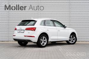 White Audi Q5 2018 in Riga, with an engine capacity of 2.00 L and mileage of 73 thousand km for 28450 €, photo 5 on AUTOMOTO.COM.LV