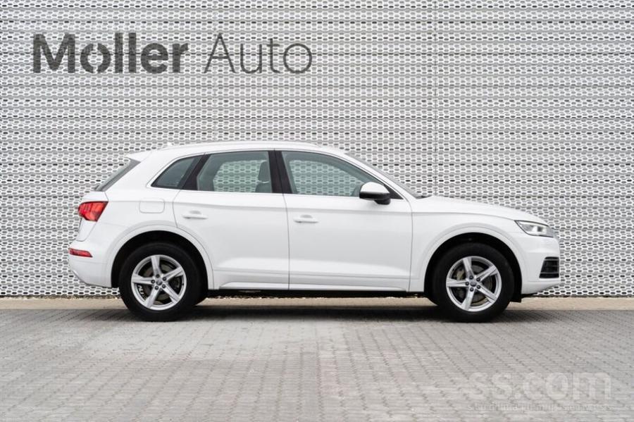 White Audi Q5 2018 in Riga, with an engine capacity of 2.00 L and mileage of 73 thousand km for 28450 €, photo 6 on AUTOMOTO.COM.LV