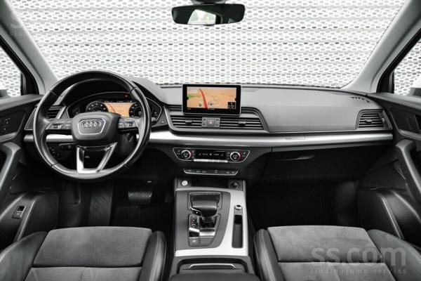 White Audi Q5 2018 in Riga, with an engine capacity of 2.00 L and mileage of 73 thousand km for 28450 €, photo 6 on AUTOMOTO.COM.LV