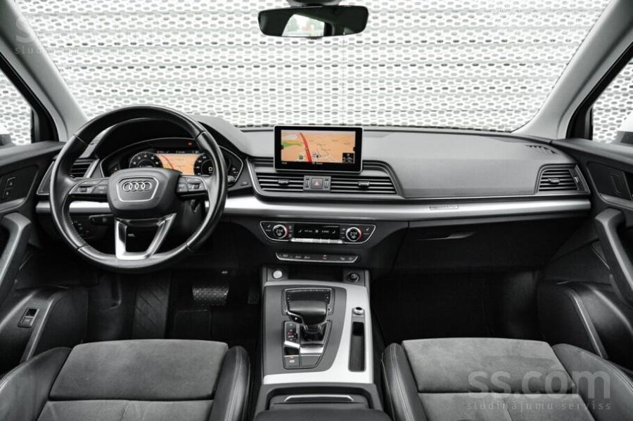 White Audi Q5 2018 in Riga, with an engine capacity of 2.00 L and mileage of 73 thousand km for 28450 €, photo 7 on AUTOMOTO.COM.LV