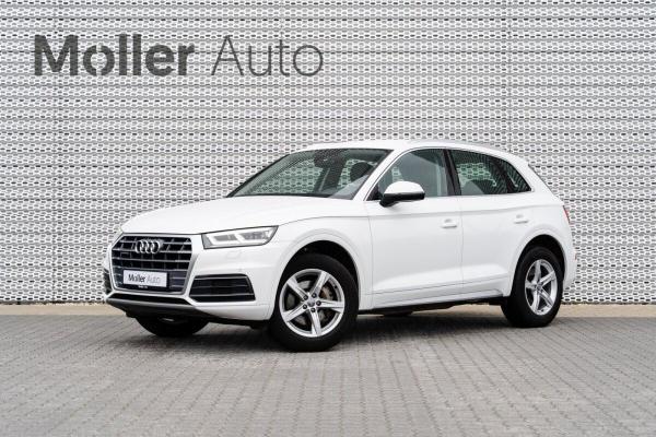 Balts Audi Q5 2018 Mārupe, ar dzinēja tilpumu 2.00 L un nobraukumu 73 tūkst. km par 28450 €, foto 1 vietnē AUTOMOTO.COM.LV