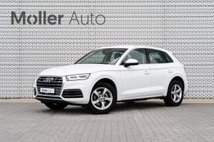 White Audi Q5 2018 in Marupe, with an engine capacity of 2.00 L and mileage of 73 thousand km for 28450 €, photo  on AUTOMOTO.COM.LV