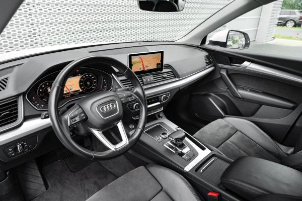 Balts Audi Q5 2018 Mārupe, ar dzinēja tilpumu 2.00 L un nobraukumu 73 tūkst. km par 28450 €, foto 10 vietnē AUTOMOTO.COM.LV
