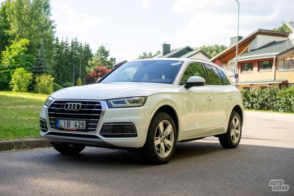 Balts Audi Q5 2018 Viļņa, ar dzinēja tilpumu 2.00 L un nobraukumu 129 tūkst. km par 20000 €, foto 4 vietnē AUTOMOTO.COM.LV