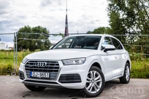 White Audi Q5 2018 in Riga, with an engine capacity of 2.00 L and mileage of 268 thousand km for 20990 €, photo  on AUTOMOTO.COM.LV