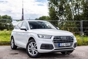 White Audi Q5 2018 in Riga, with an engine capacity of 2.00 L and mileage of 268 thousand km for 20990 €, photo 3 on AUTOMOTO.COM.LV