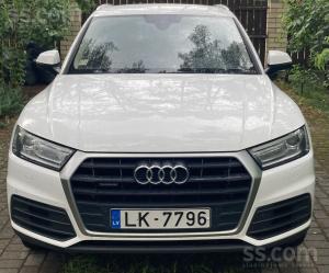 White Audi Q5 2018 in Riga, with an engine capacity of 2.00 L and mileage of 203 thousand km for 20500 €, photo  on AUTOMOTO.COM.LV