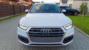White Audi Q5 2018 in Klaipeda, with an engine capacity of 2.00 L and mileage of 52 thousand km for 20800 €, photo 3 on AUTOMOTO.COM.LV