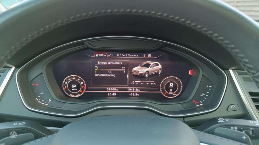 White Audi Q5 2018 in Klaipeda, with an engine capacity of 2.00 L and mileage of 52 thousand km for 20800 €, photo 23 on AUTOMOTO.COM.LV
