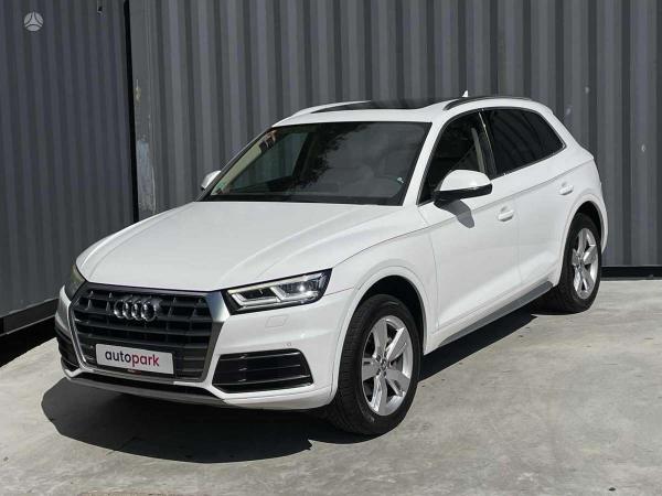 Balts Audi Q5 2018 Viļņa, ar dzinēja tilpumu 1.98 L un nobraukumu 150 tūkst. km par 23000 €, foto 1 vietnē AUTOMOTO.COM.LV