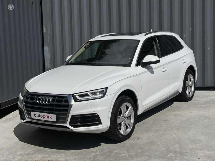 Balts Audi Q5 2018 Viļņa, ar dzinēja tilpumu 1.98 L un nobraukumu 150 tūkst. km par 23000 €, foto 1 vietnē AUTOMOTO.COM.LV