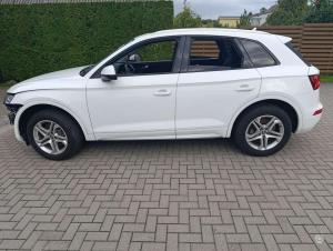 White Audi Q5 2018 in Plunge, with an engine capacity of 1.98 L and mileage of 129 thousand km for 12400 €, photo  on AUTOMOTO.COM.LV