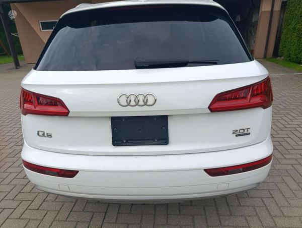 White Audi Q5 2018 in Plunge, with an engine capacity of 1.98 L and mileage of 129 thousand km for 12400 €, photo 7 on AUTOMOTO.COM.LV