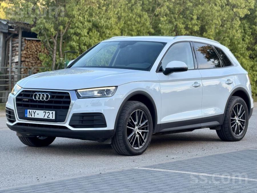 Белый Ауди Ку 5 2018 в Валмиера, объемом двигателя 2.00 л и пробегом 90 тыс. км за 22490 €, фото 1 на AUTOMOTO.COM.LV