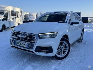 White Audi Q5 2019 in Vilnius, with an engine capacity of 1.98 L and mileage of 300 thousand km for 16900 €, photo 3 on AUTOMOTO.COM.LV