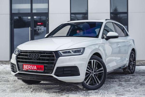 Balts Audi Q5 2019 Viļņa, ar dzinēja tilpumu 1.98 L un nobraukumu 9 tūkst. km par 29400 €, foto 1 vietnē AUTOMOTO.COM.LV