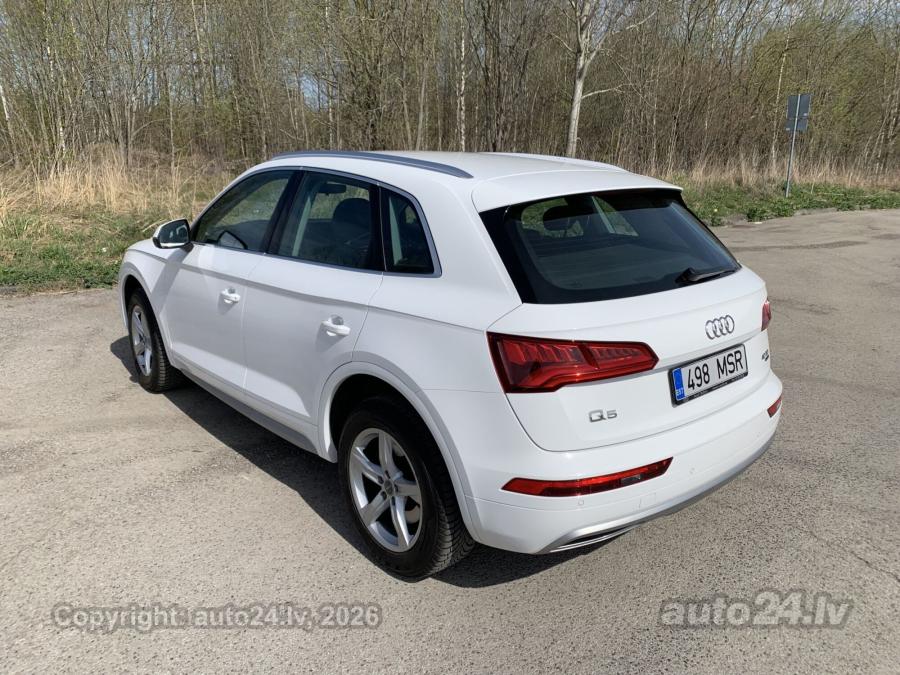 White Audi Q5 2019 in Tallinn, with an engine capacity of 2.00 L and mileage of 67 thousand km for 22900 €, photo 5 on AUTOMOTO.COM.LV
