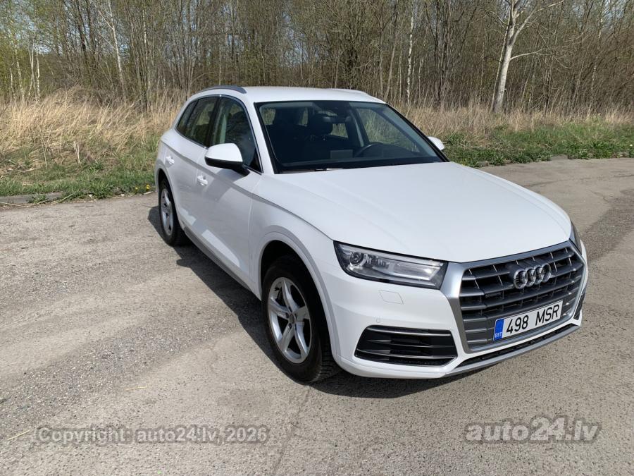 White Audi Q5 2019 in Tallinn, with an engine capacity of 2.00 L and mileage of 67 thousand km for 22900 €, photo 8 on AUTOMOTO.COM.LV