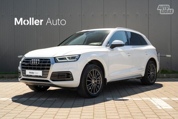 White Audi Q5 2019 in Vilnius, with an engine capacity of 2.00 L and mileage of 161 thousand km for 27500 €, photo 1 on AUTOMOTO.COM.LV