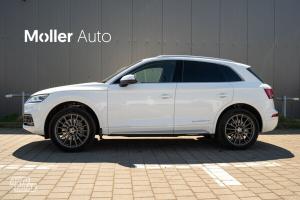White Audi Q5 2019 in Vilnius, with an engine capacity of 2.00 L and mileage of 161 thousand km for 27500 €, photo 4 on AUTOMOTO.COM.LV