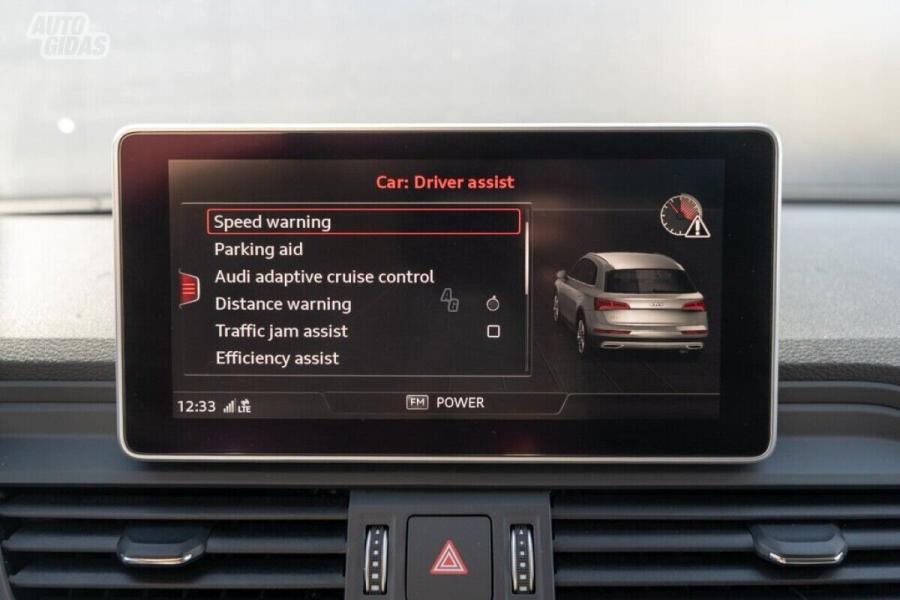 White Audi Q5 2019 in Vilnius, with an engine capacity of 2.00 L and mileage of 161 thousand km for 27500 €, photo 13 on AUTOMOTO.COM.LV