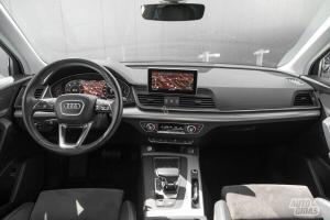 White Audi Q5 2019 in Vilnius, with an engine capacity of 2.00 L and mileage of 161 thousand km for 27500 €, photo 20 on AUTOMOTO.COM.LV