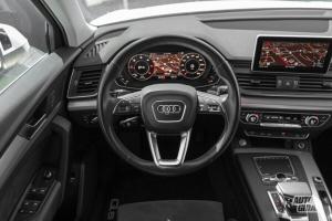 White Audi Q5 2019 in Vilnius, with an engine capacity of 2.00 L and mileage of 161 thousand km for 27500 €, photo 22 on AUTOMOTO.COM.LV
