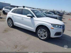 White Audi Q5 2019 in Klaipeda, with an engine capacity of 1.98 L and mileage of 107 thousand km for 16750 €, photo  on AUTOMOTO.COM.LV