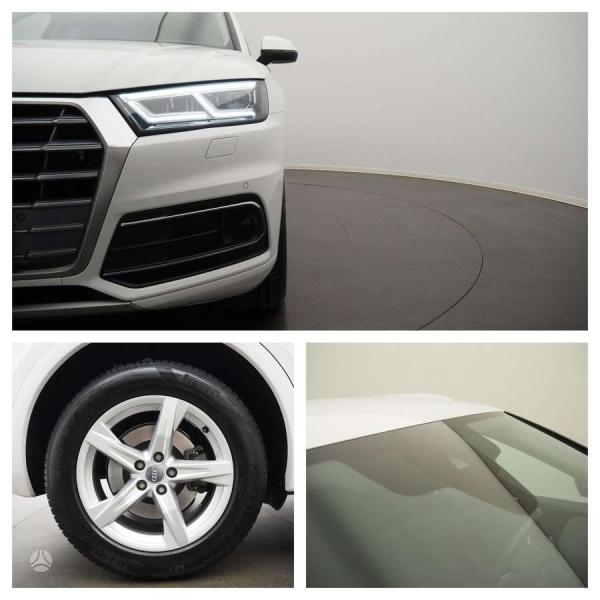 White Audi Q5 2019 in Vilnius, with an engine capacity of 1.98 L and mileage of 118 thousand km for 22900 €, photo 3 on AUTOMOTO.COM.LV
