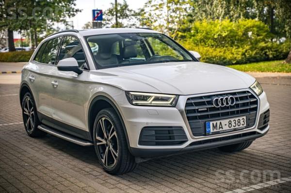 Balts Audi Q5 2019 Rīga, ar dzinēja tilpumu 2.00 L un nobraukumu 203 tūkst. km par 19990 €, foto 4 vietnē AUTOMOTO.COM.LV