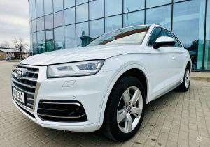 White Audi Q5 2020 in Utena, with an engine capacity of 2.97 L and mileage of 66 thousand km for 37500 €, photo 5 on AUTOMOTO.COM.LV