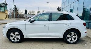 White Audi Q5 2020 in Utena, with an engine capacity of 2.97 L and mileage of 66 thousand km for 37500 €, photo 8 on AUTOMOTO.COM.LV