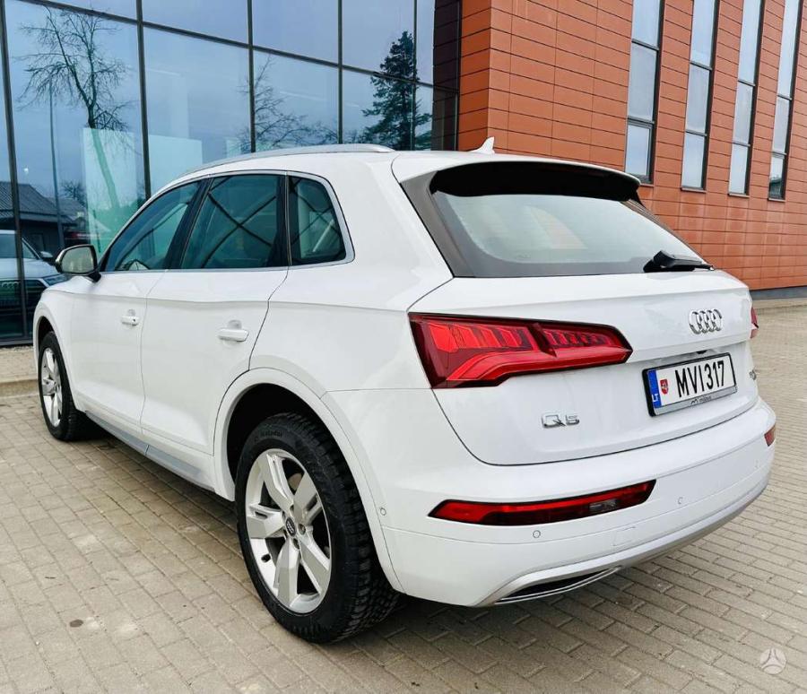 White Audi Q5 2020 in Utena, with an engine capacity of 2.97 L and mileage of 66 thousand km for 37500 €, photo 10 on AUTOMOTO.COM.LV