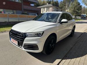 White Audi Q5 2020 in Vilnius, with an engine capacity of 1.98 L and mileage of 77 thousand km for 20999 €, photo  on AUTOMOTO.COM.LV