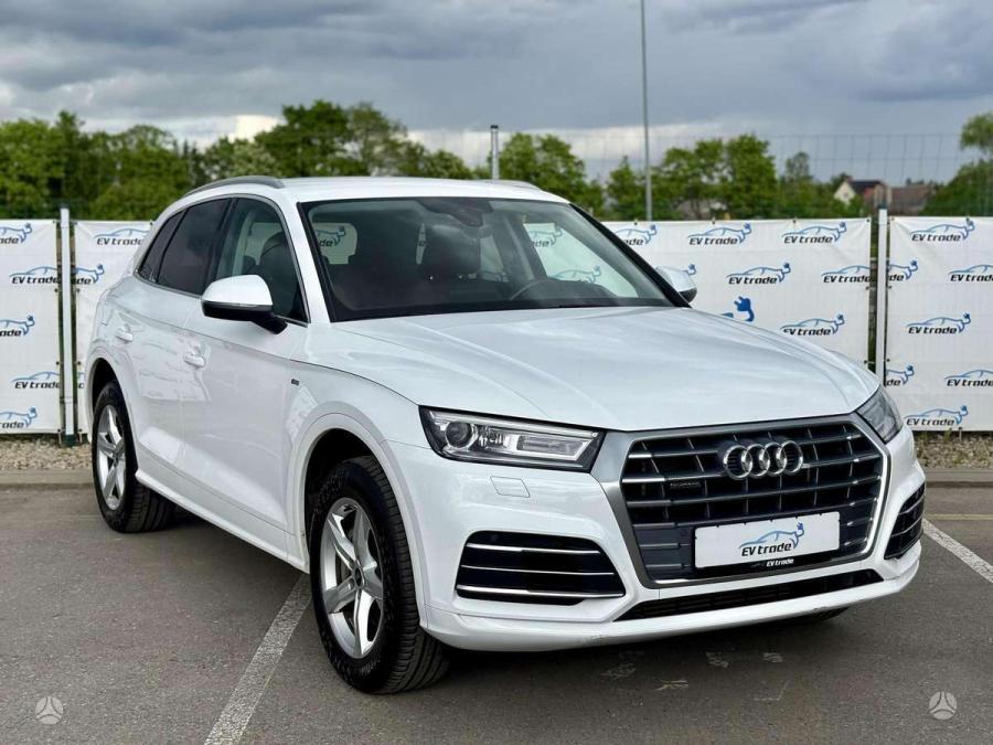 White Audi Q5 2020 in Vilnius, with an engine capacity of 1.98 L and mileage of 118 thousand km for 24999 €, photo 4 on AUTOMOTO.COM.LV