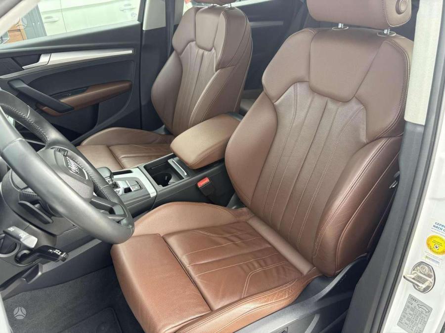 White Audi Q5 2020 in Vilnius, with an engine capacity of 1.98 L and mileage of 118 thousand km for 24999 €, photo 19 on AUTOMOTO.COM.LV