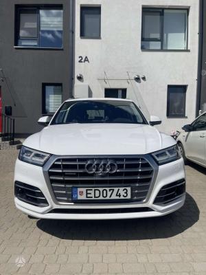 White Audi Q5 2020 in Vilnius, with an engine capacity of 1.98 L and mileage of 163 thousand km for 25490 €, photo  on AUTOMOTO.COM.LV