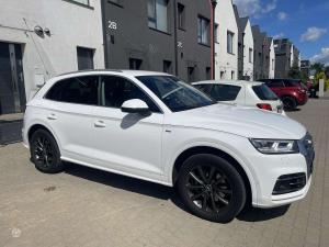 White Audi Q5 2020 in Vilnius, with an engine capacity of 1.98 L and mileage of 163 thousand km for 25490 €, photo 3 on AUTOMOTO.COM.LV
